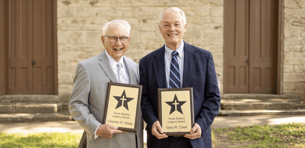 Around the State: Cook and Wade Texas Baptist Legacy awardees